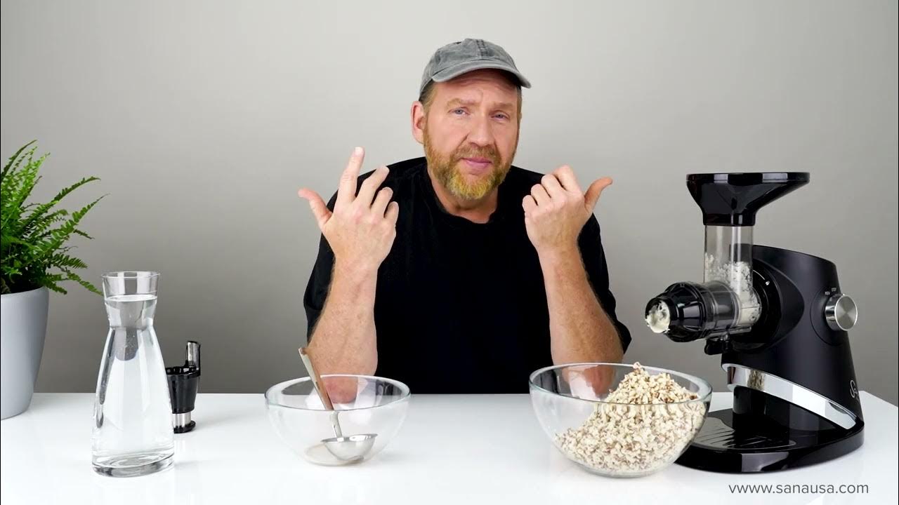Make Almond Milk With Your Sana 727 Supreme Juicer